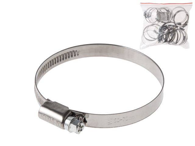 Germany type hose clamp 70-90mm 25pcs/bag, W2 9mm STARFIX - NINGBO ECO ...