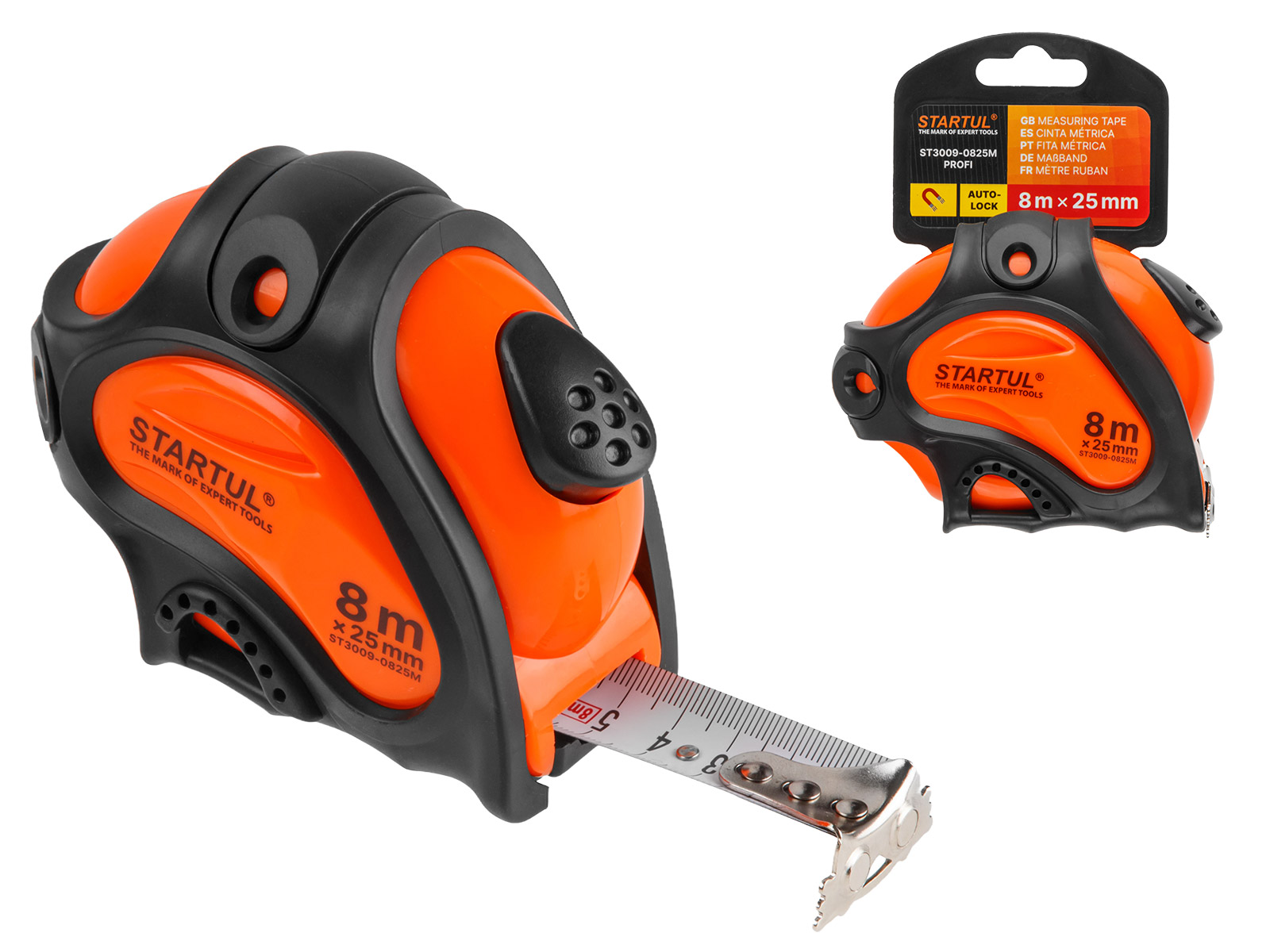 Steel tape measure 8m/25mm Startul Profi - NINGBO ECO GROUP