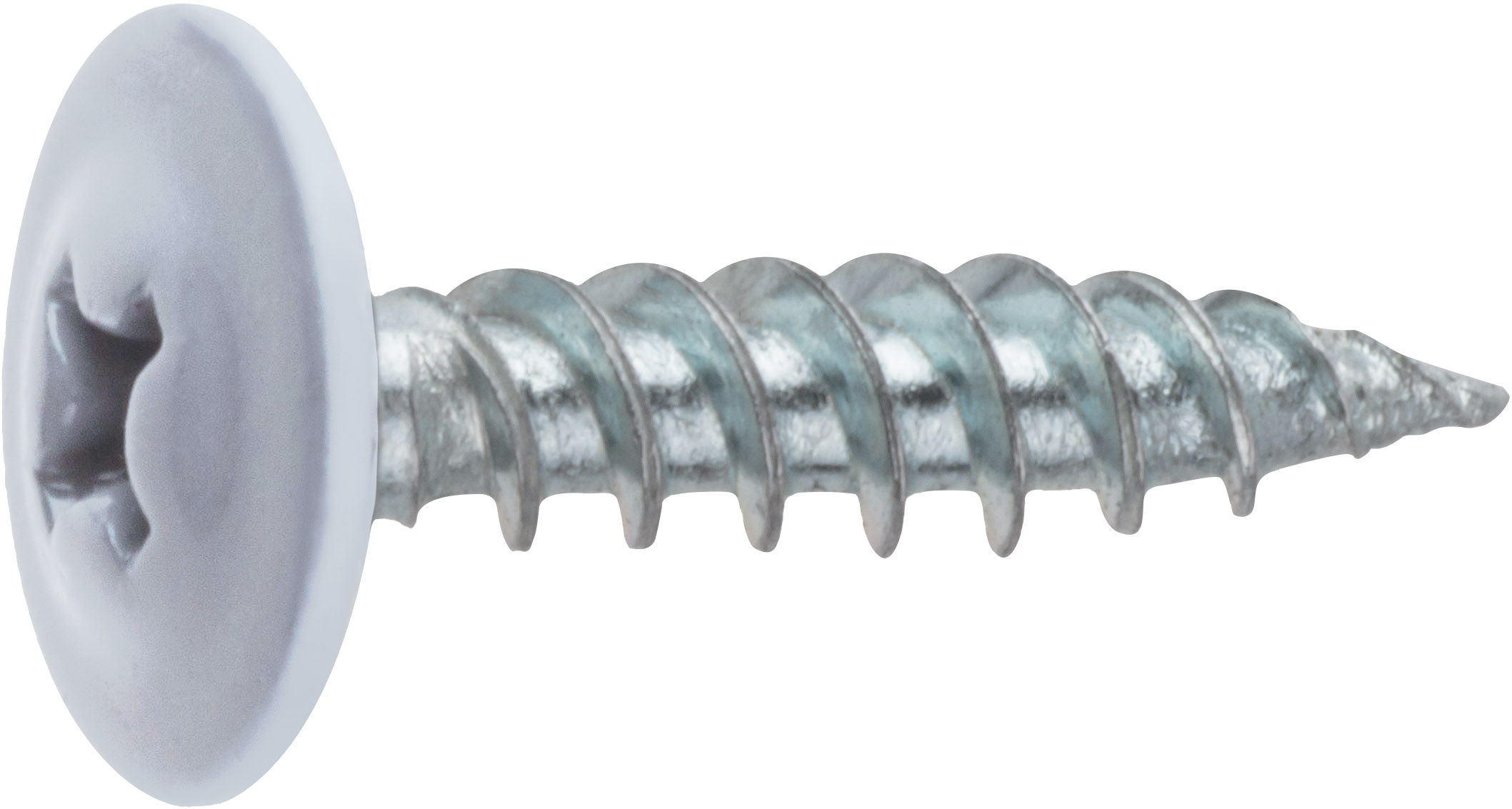 Modified truss head screw zinc plated sharp point 4.2х16 RAL 9003 ...