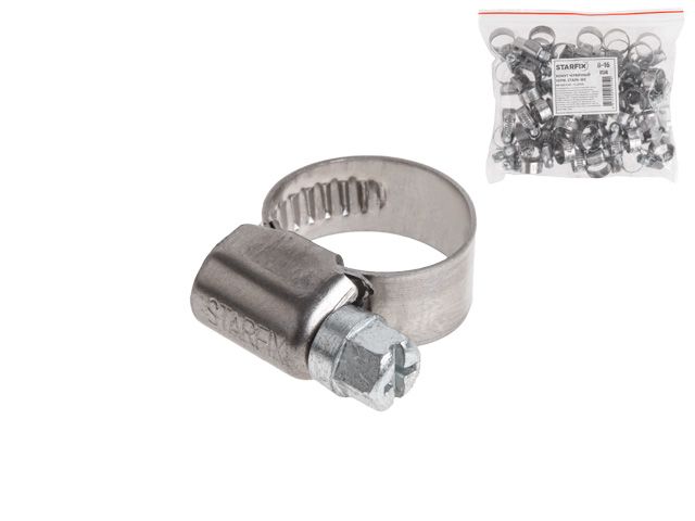 Germany type hose clamp 16-27mm 50pcs/bag, W2 9mm STARFIX - NINGBO ECO ...