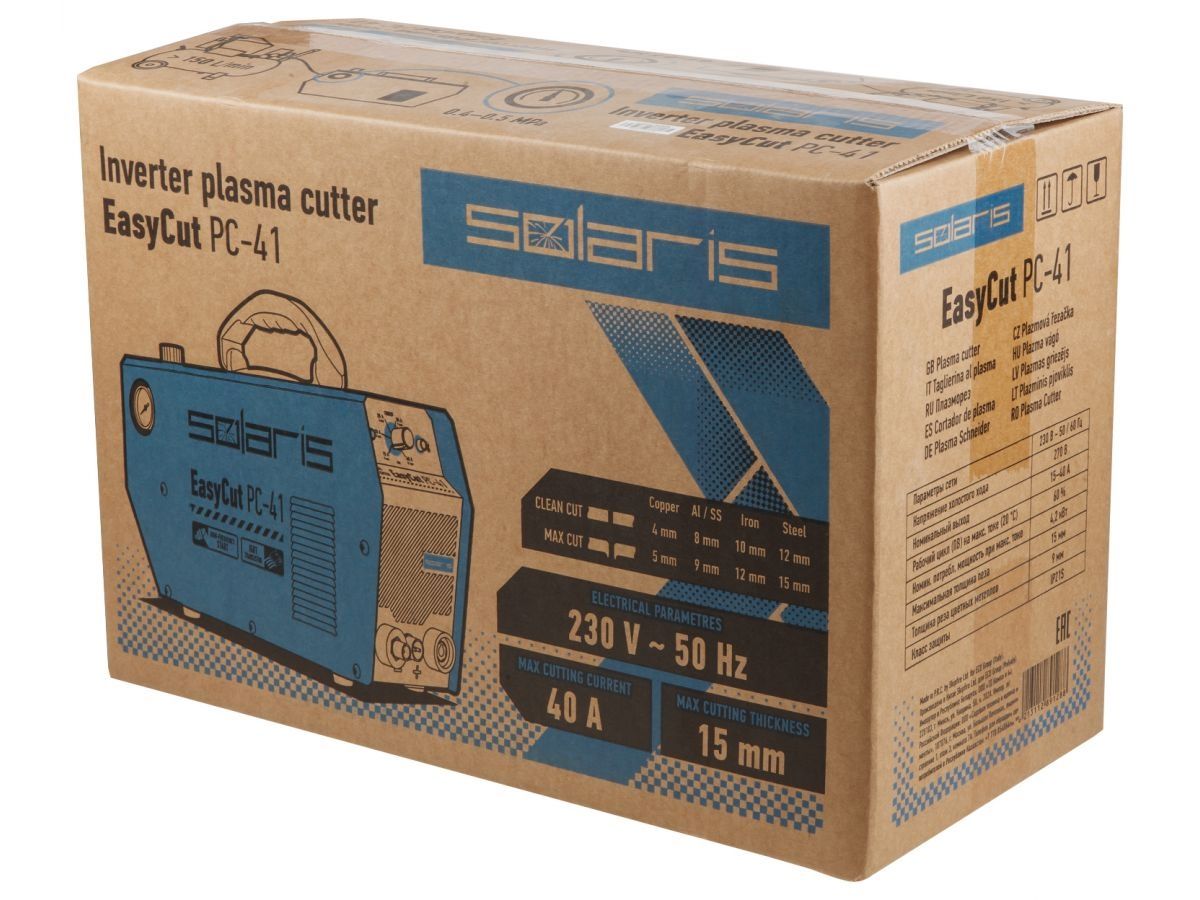 Plasma cutter SOLARIS EasyCut PC-41 - NINGBO ECO GROUP