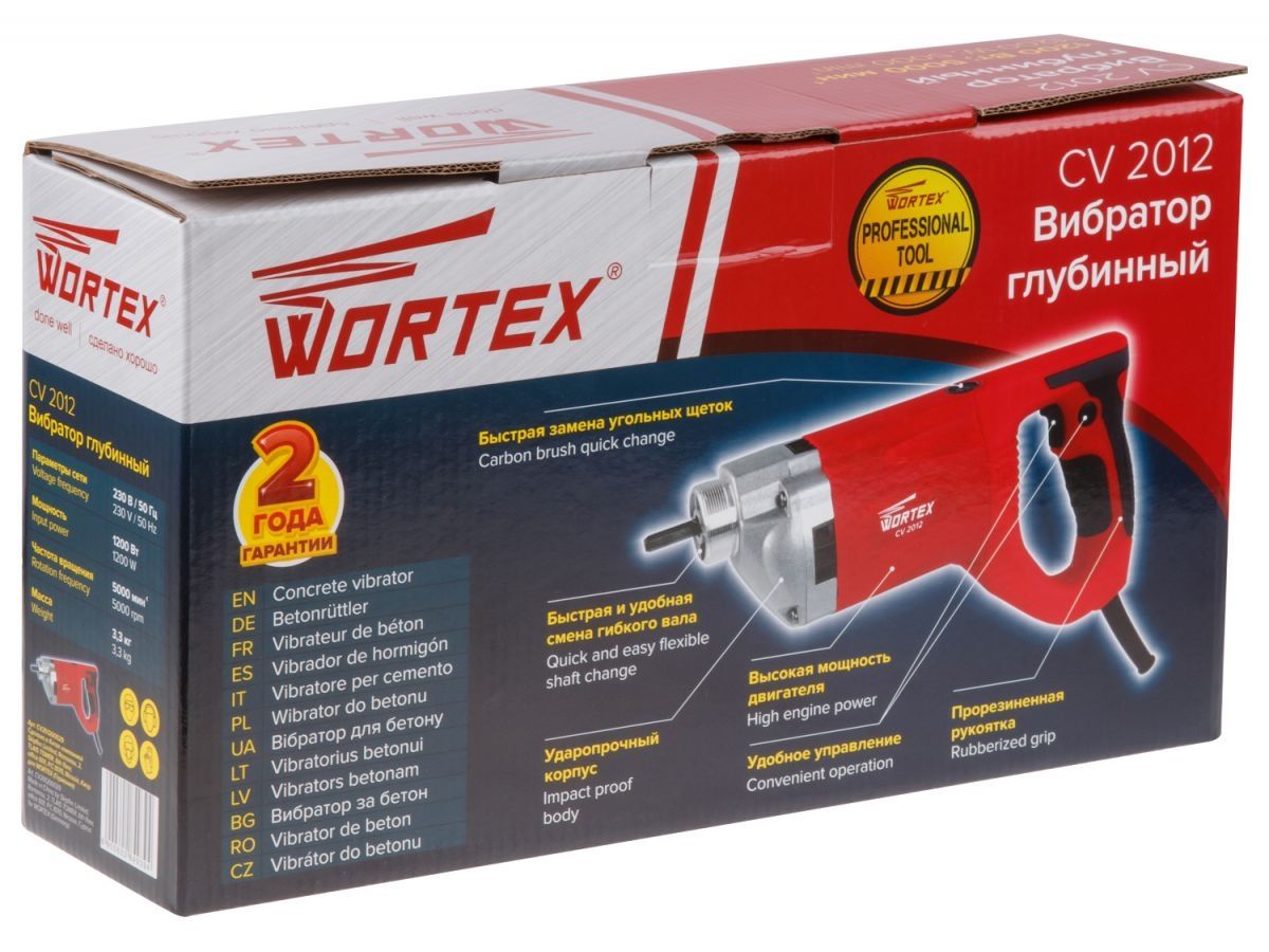 Concrete vibrator WORTEX CV 2012 - NINGBO ECO GROUP