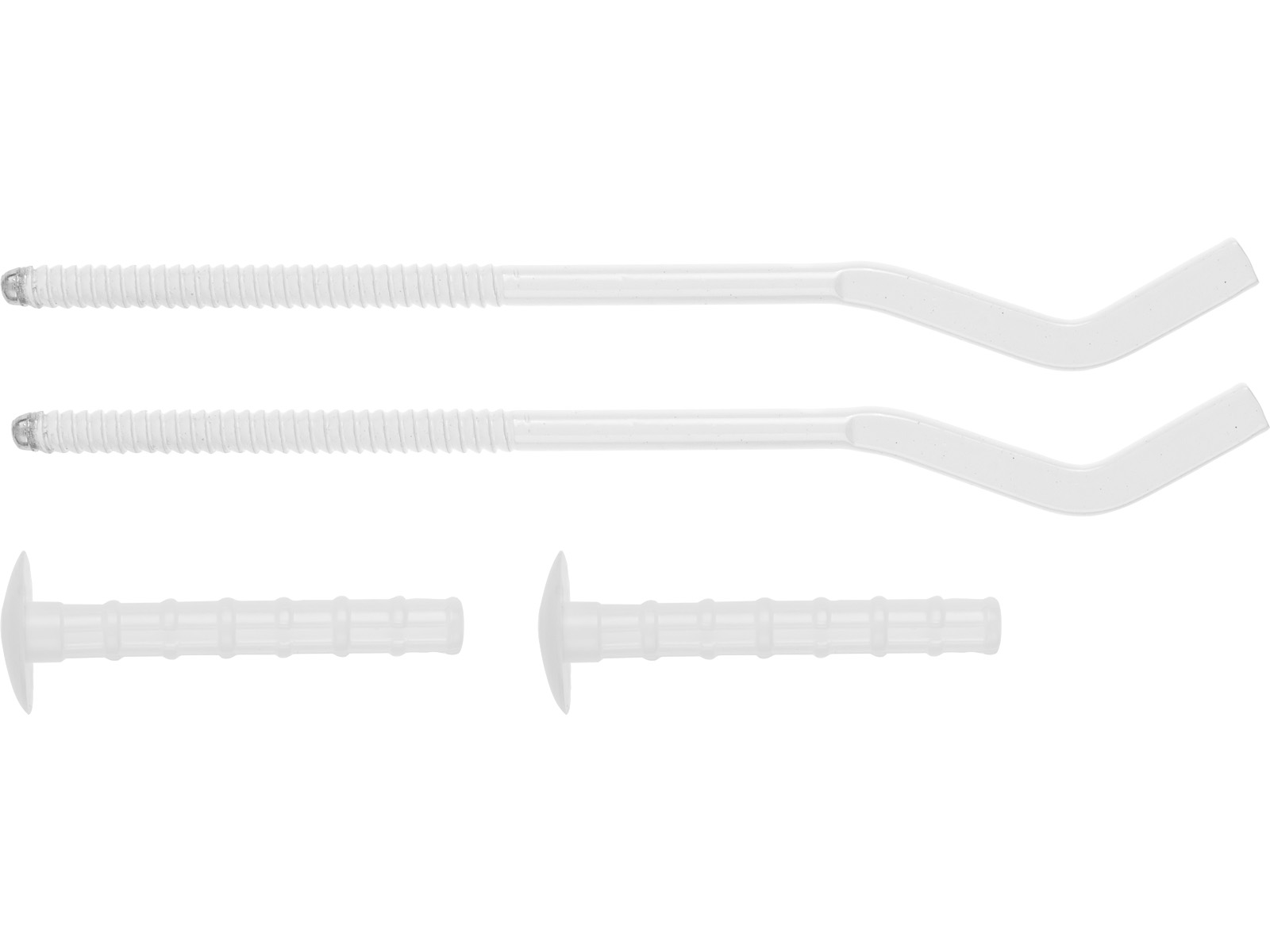 Flat pin bracket with dowel for radiators 7.5x170 mm, (2 pcs. ind. pack ...