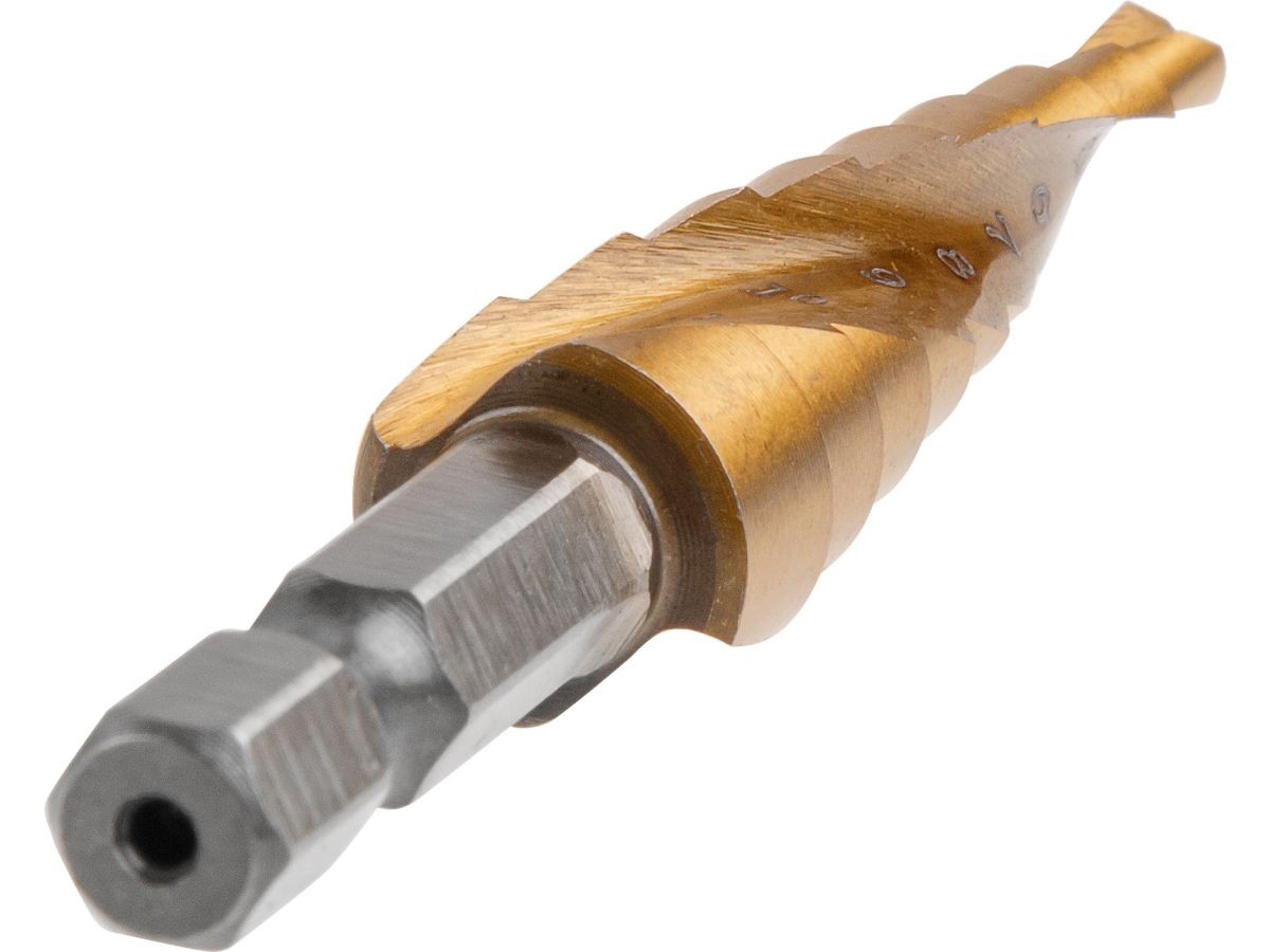 Step drill bit HSS 4-12mm GEPARD - NINGBO ECO GROUP